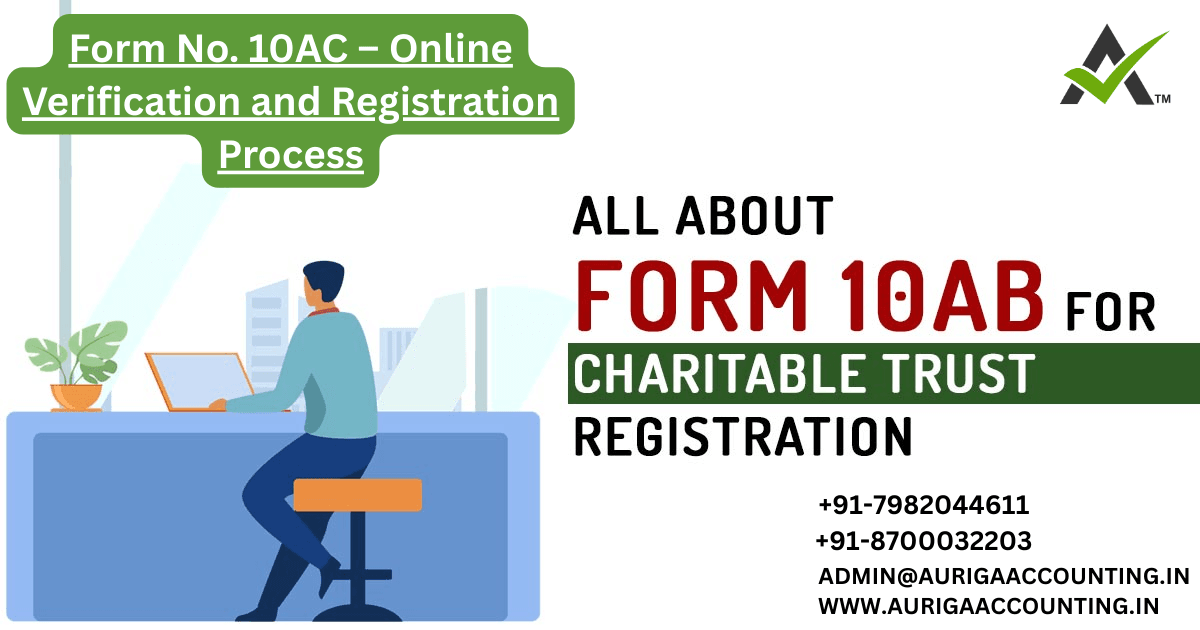 Form No. 10AC – Online Verification And Registration Process - AURIGA ...